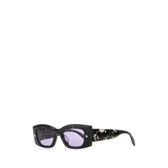 Alexander McQueen Stilvolle Multicolor Acetat Sonnenbrille - - Accessories - Damen - Mehrfarbig - ONE SIZE