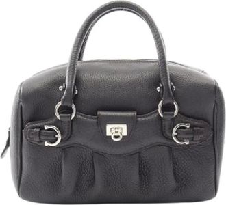 Ferragamo Sac doccasion - Femme - Pre-owned - Noir - Taille: ONE Size