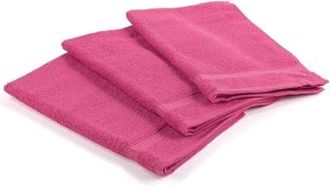 Caleffi 2-teiliges Handtuchset 100% Baumwolle Frottee - 1 Handtuch 50x100 cm + 1 Gästetuch 40x60 cm, Weich & Saugfähig