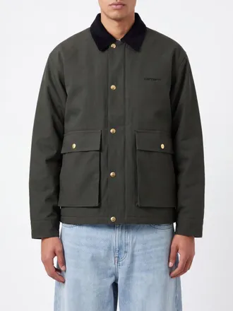 Carhartt Work in Progress Nylon-Hemdjacke Quentin mit Samtkragen