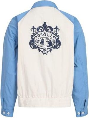 Dr&ocirc;le de Monsieur Veste droite &agrave; col classique imprim&eacute;e