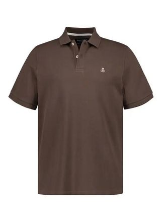 Marc O'Polo Herren Polo-Shirt braun Baumwoll-Piqu&eacute;