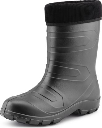 Ladeheid Damen Thermo Eva Gummistiefel federleicht LALMG879 (Graphite/Schwarz, 36 EU)