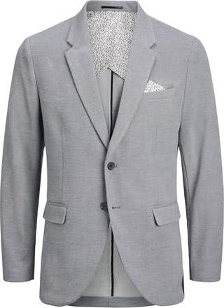 Jack & Jones JPRPRESTON Blazer à Simple Boutonnage pour Homme Coupe ajustée, Chambray Blue., 52