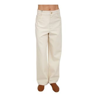 Max Mara Damen, Jeans, Beige, SGr&ouml;&szlig;e