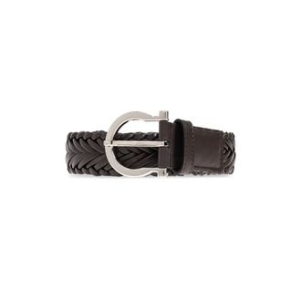 Ferragamo Homme, Accessoires, Brun, Taille: 90 CM Sized Gancini Belt