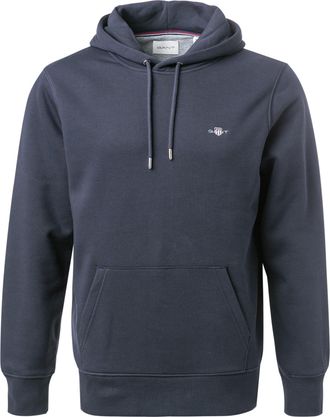GANT Herren Hoodie blau unifarben