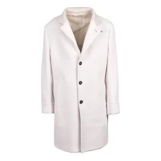 Eleventy Homme, Manteaux, Beige, Taille: 2XL Monopetto Coat