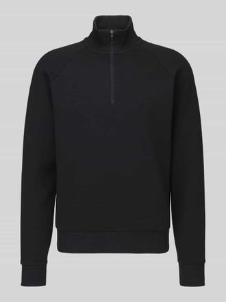 HUGO BOSS Sweatshirt mit Troyerkragen