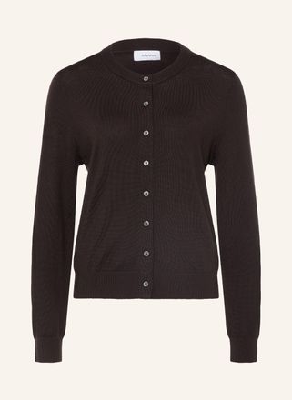 Darling Harbour Darling Harbour Strickjacke Aus Merinowolle braun