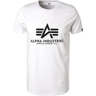 Alpha Industries Herren T-Shirt weiß