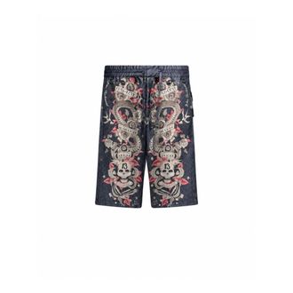 John Richmond Iconographic Print Bermuda Shorts - - Shorts - Herren - Mehrfarbig - 2XS