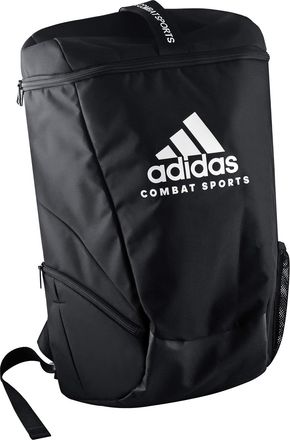 adidas Unisex - Erwachsene Backpack Combat Sports Rucksack, schwarz/weiß, L