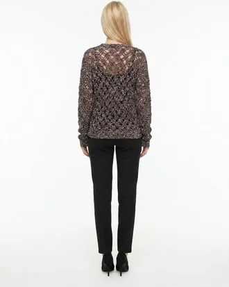 Dolce & Gabbana Womens Blue Cashmere Sweatshirt Clothing