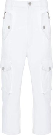 Balmain Pantalon cargo - Homme - Pantalons - Blanc - Taille: M