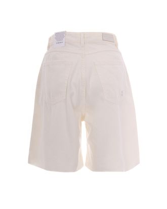 Icon Denim Los Angeles Womens Bermuda Shorts Lea White Cotton