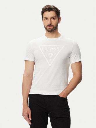 Guess T-Shirt M6YI71 K3745 Wei&szlig; Slim Fit