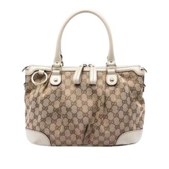 Gucci Pre-owned Sukey - Femme - Pre-owned - Beige - Taille: ONE Size