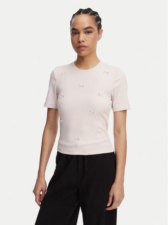 Only T-Shirt Femke 15369336 Hellrosa Slim Fit