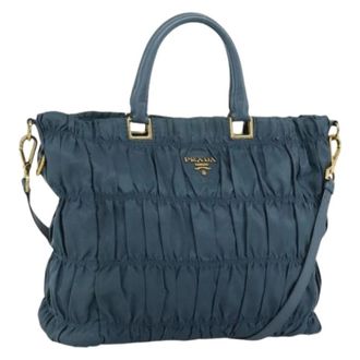 Prada Sac cabas vintage Pre-owned - Femme - Pre-owned - Bleu - Taille: ONE Size