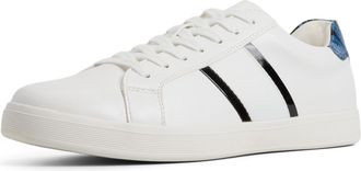 Aldo Herren Cowien Sneaker, Weiß/Schlange, 46 EU
