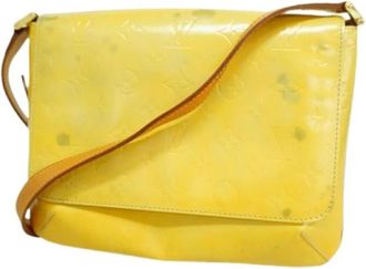Louis Vuitton Sac bandouli&egrave;re vintage doccasion - Femme - Pre-owned - Jaune - Taille: ONE Size
