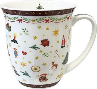 Ambiente Tasse en Porcelaine Fine No&euml;l