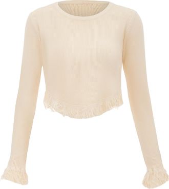 Mymo Pullover Frauen Beige