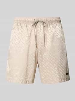 HUGO BOSS Badeshorts mit Label Stitching Modell Iconic