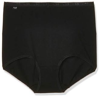 sloggi Femme Basic+ 3p sloggi Basic Maxi Lot de 3 Culotte taille basse femme Tr s confortable Coton doux et respi, Noir, 58 EU