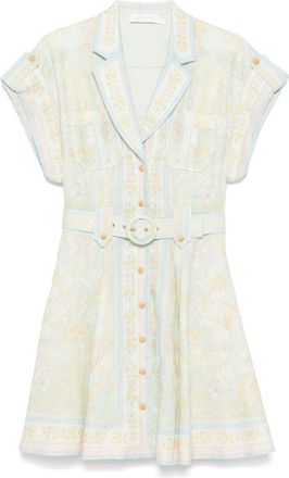 Zimmermann Acacia Minikleid - Gr&uuml;n