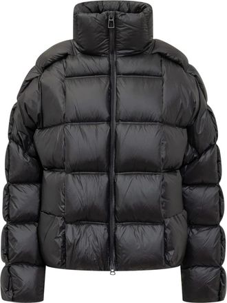 RAXXY Femme, Vestes, Noir, Taille: 40 FR Veste Oversize &Agrave; Capuche En Duvet Doie Tress&eacute;