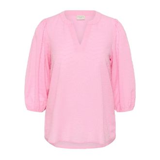 Kaffe Curve Femme, Blouses et Chemises, Rose, Taille: 56 FR Blouses