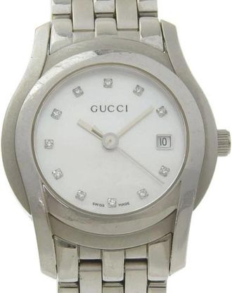 Gucci Montre vintage doccasion - Femme - Pre-owned - Blanc - Taille: ONE Size