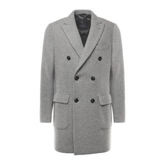 Fay Doppelreihige M&auml;ntel - - Coats - Herren - Grau - S