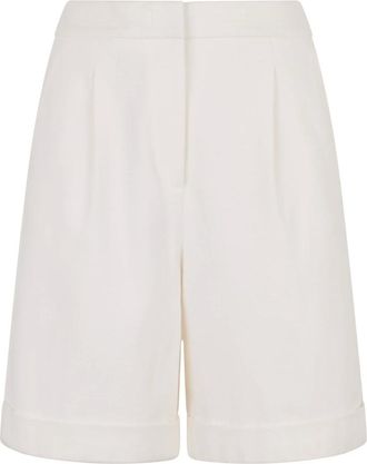 PESERICO Femme, Shorts, Blanc, Taille: 38 FR Shorts taille haute