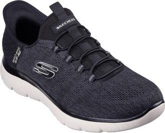 Skechers Herren Summits Key Pace Hands Free Slip-in Slipper, Schwarz/Schwarz, 46 EU Weit