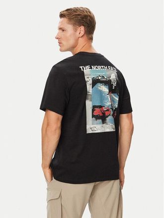 The North Face T-Shirt Apex 75 Collage NF0A8H5K Schwarz Regular Fit