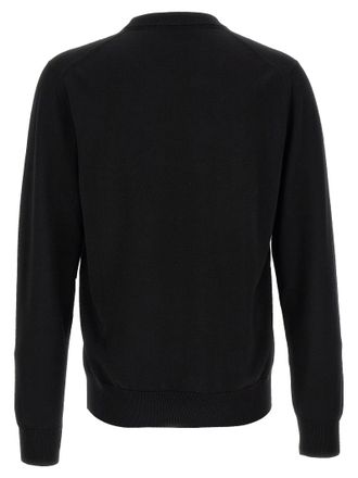 Dolce & Gabbana Mens Black Virgin Wool Cardigan Clothing