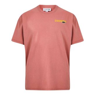 Lacoste Effect Ombr T-Shirt f&uuml;r Herren (Rot)