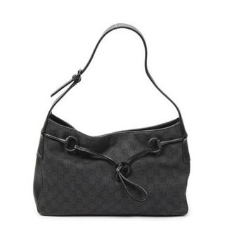 Gucci Crossbody Bags - Horsebit Drawstring Hobo - Gr. unisize - in Schwarz - f&uuml;r Damen