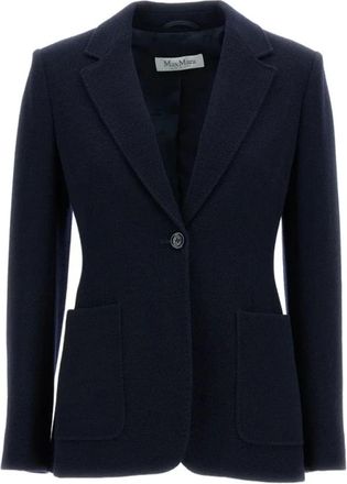 Max Mara Femme, Vestes, Bleu, Taille: 38 FR Mxmutilita