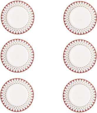 Easy Life Ensemble de 6 assiettes plates Ø 26,5 cm. CHRISTMAS WONDERLAND