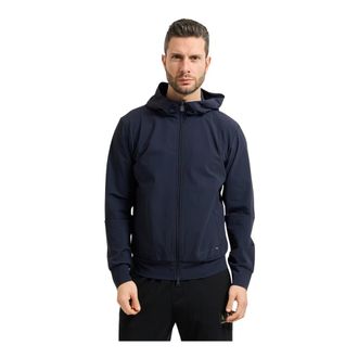 Save The Duck Homme, Sweatshirts et sweats &agrave; capuche, Bleu, Taille: L SweaT-shirt en tissu extensible