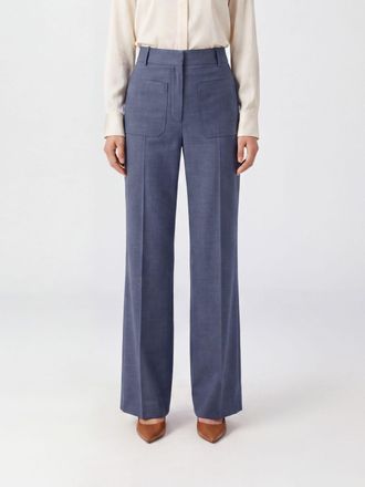 Victoria Beckham Weit geschnittene Alina Hose von mit hoher Taille aus Wollmischung
