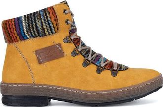 Rieker Schn&uuml;rschuhe Z6743-68 Gelb