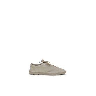 Brunello Cucinelli Homme, Chaussures, Beige, Taille: 42 EU Bos Taurus Low Top Baskets