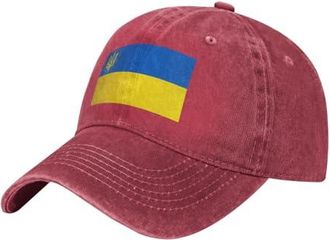 Generic Casquette Trucker Drapeau De LUkraine L&eacute;ger Baseball Casquette Vintage Chapeau pour Festivals Course P&ecirc;che