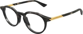 Bottega Veneta Homme, Accessoires, Noir, Taille: 48 MM Pantos Eyeglasses