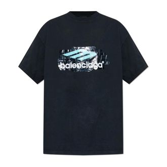 Balenciaga Herren, Oberteile, Schwarzk, 2XSGr&ouml;&szlig;e